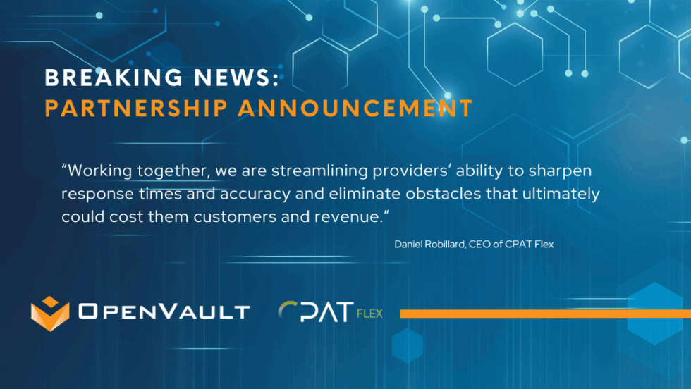 CPAT Flex And Openvault Partner To Optimize Broadband Performance - OpenVault